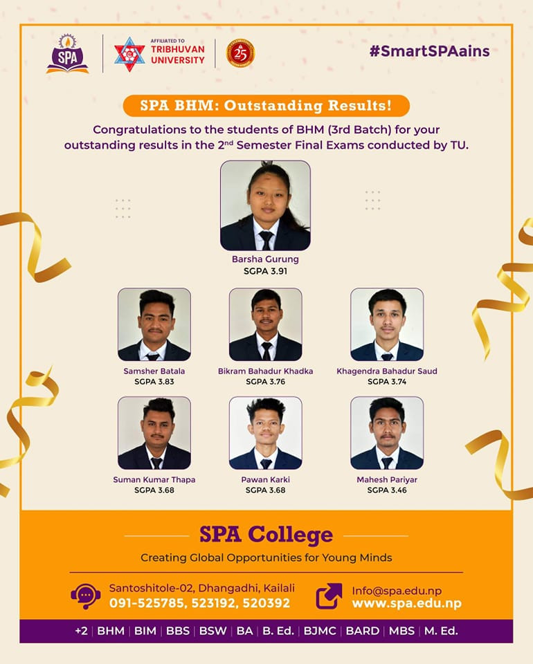 𝐂𝐨𝐧𝐠𝐫𝐚𝐭𝐮𝐥𝐚𝐭𝐢𝐨𝐧𝐬, 𝐒𝐏𝐀 𝐁𝐇𝐌 𝐬𝐭𝐮𝐝𝐞𝐧𝐭𝐬, 𝐨𝐧 𝐚𝐧 𝐨𝐮𝐭𝐬𝐭𝐚𝐧𝐝𝐢𝐧𝐠 𝐫𝐞𝐬𝐮𝐥𝐭!